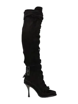 Dsquared2 Over-the-knee Leather Boots - Black