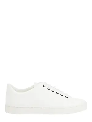 Manolo Blahnik Semanado Leather Sneakers - White