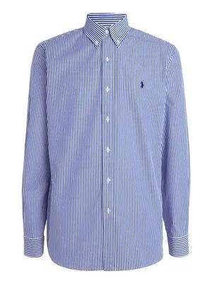 Polo Ralph Lauren Stripe Custom Fit Shirt - Blue