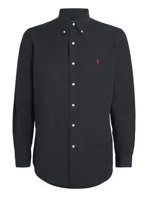 Polo Ralph Lauren Poplin Custom Fit Shirt - Black