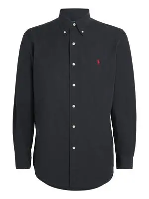 Polo Ralph Lauren Poplin Custom Fit Shirt Black