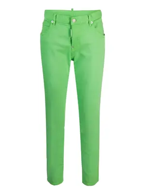 Dsquared2 Cropped Denim Jeans - Green