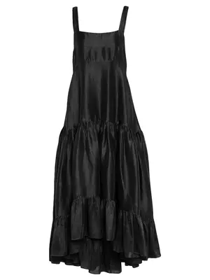 AZLEE Griffon Pleated Maxi Dress