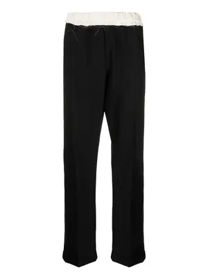 WALES BONNER Seine Tailored Trousers - Black