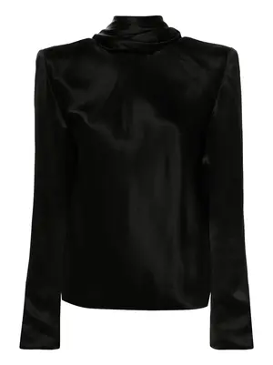 SAINT LAURENT Saint Laurent Draped Blouse