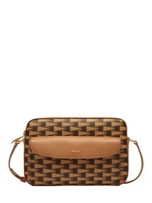 Bally Daniel Pennant-print Crossbody Bag - Brown