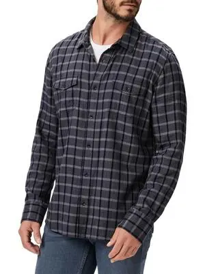 Paige Everett Plaid Flannel Button-up Shirt - Rocky Grove
