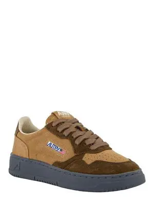AUTRY AUTRY Medalist Low Sneaker Mix/suede Cognac/ebony