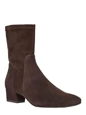 Aquatalia Stassi Weatherproof Bootie - Espresso Suede