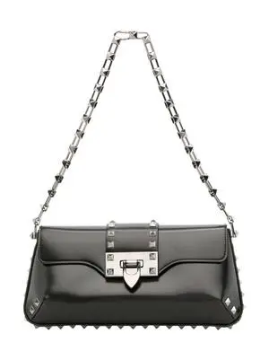 Valentino Garavani Rockstud Shoulder Bag - Black