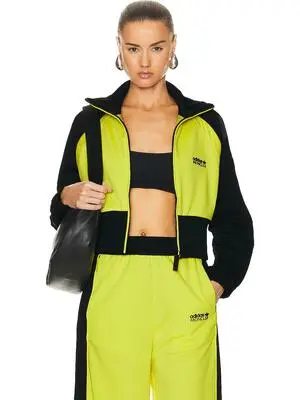 Moncler X Adidas Zip Up Cardigan - Yellow & Black