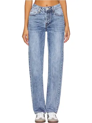 Superdown Lanie Jeans - Mid Blue Wash