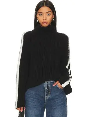 525 America Vida Turtleneck Sweater - Black Multi