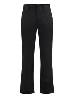 Burberry Stretch Cotton Cargo Trousers - Black