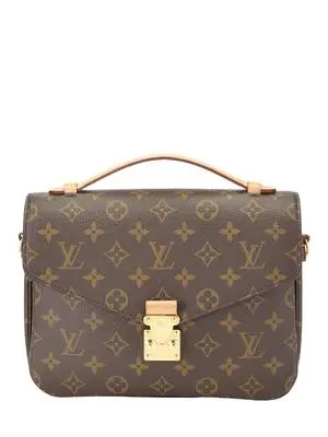 LOUIS VUITTON Monogram Canvas Pochette Metis - Brown