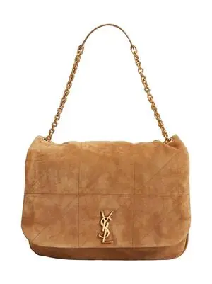 Saint Laurent Jamie 4.3 Patchwork Suede Shoulder Bag - Golden Leaf