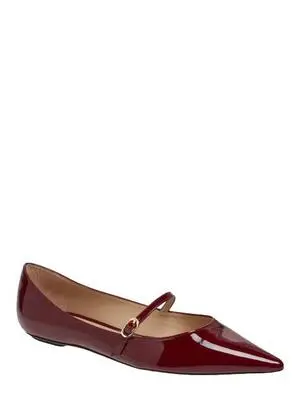 STUART WEITZMAN Stuart Weitzman Emilia Mary Jane Flat Rosewood Patent