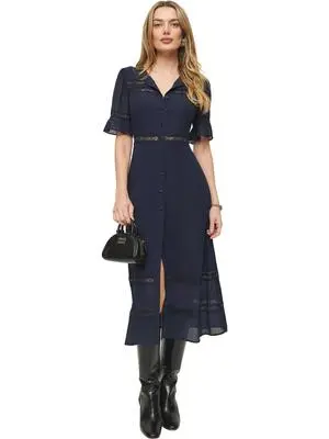 REFORMATION Petites Woodson Dress - Blue