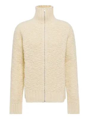 JIL SANDER Wool Cardigan - Beige