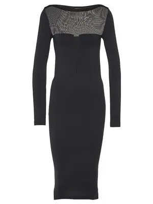Wolford Venus Jersey Midi Dress - Black