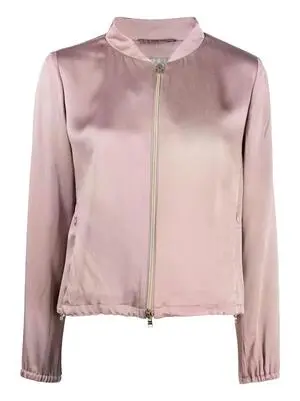 Herno Resort Zip-up Bomber Jacket - Pink