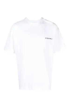 A-COLD-WALL* Logo-print Cotton T-shirt - White