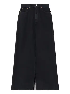 RE/DONE Low Rider Loose Jeans - Black