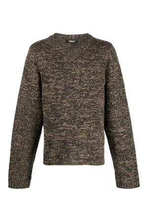 UNDERCOVERISM Intarsia-knit Wool Jumper - Brown