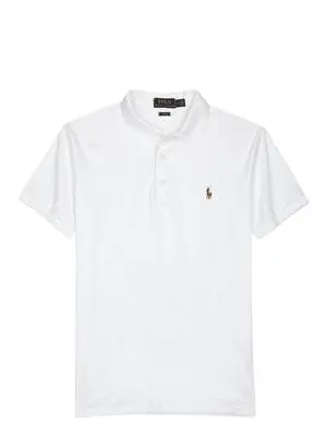 Polo Ralph Lauren Slim Pima Cotton Polo Shirt White