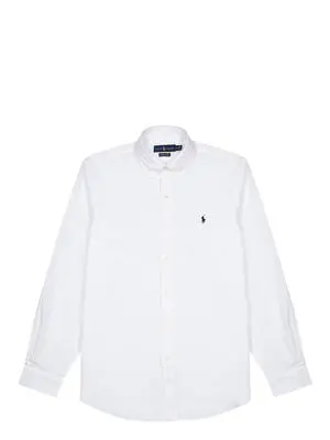 Polo Ralph Lauren Custom Cotton-poplin Shirt - White