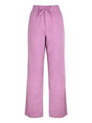 TEKLA Poplin Pyjama Trousers - Pink