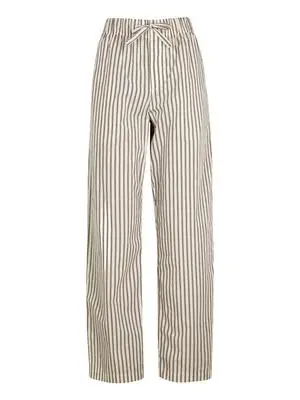 TEKLA Poplin Pyjama Trousers White
