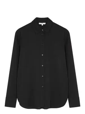VINCE Stretch-Silk Shirt
