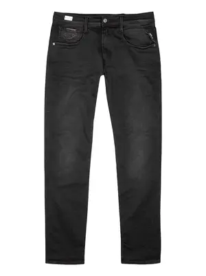 REPLAY Anbass Hyperflex Clouds Slim-Leg Jeans