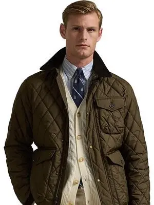 Ralph Lauren Ralph Lauren The Beaton Quilted Jacket Dark Brown