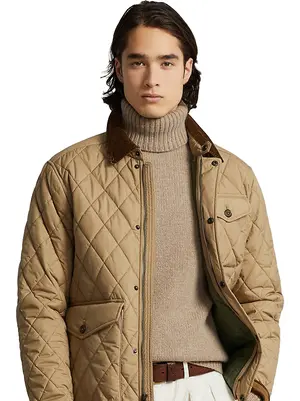 Ralph Lauren Ralph Lauren The Beaton Quilted Jacket Desert Khaki