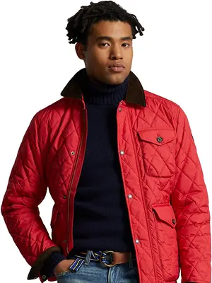 Ralph Lauren Ralph Lauren The Beaton Quilted Jacket Rl2000 Red