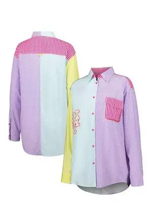 Terez New York Mets Button-up Shirt - Blue