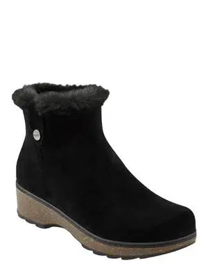 EARTH® Kim Faux Fur Lined Bootie - Black