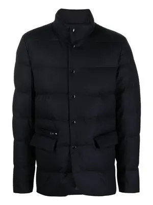 Woolrich High-neck Padded Jacket - Blue