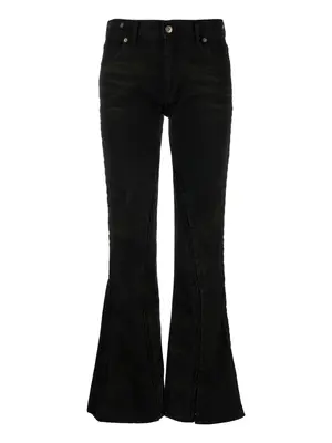 Y/project Adjustable Flared Jeans - Black