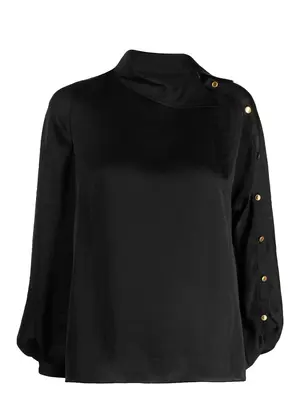 Kolor Buttoned Long-sleeve Shirt - Black
