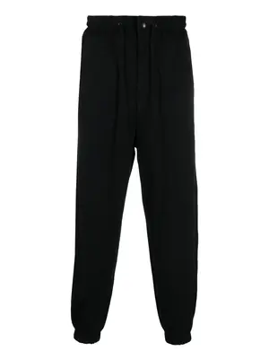 Junya Watanabe Drawstring-waist Cotton Track Pants - Black
