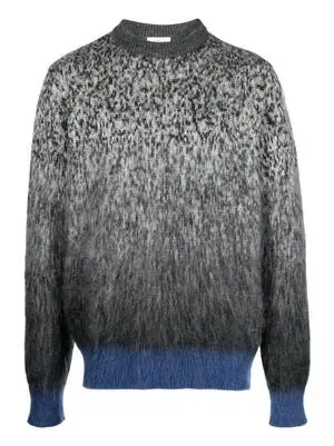 Off-White Arrows-print Degradé Jumper - Grey