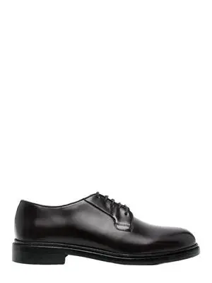 SEBAGO Round-Toe Leather Derby Shoes