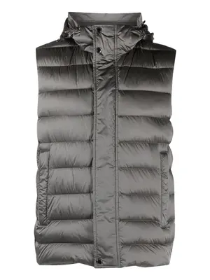 Paul & Shark Save The Sea Padded Gilet - Grey