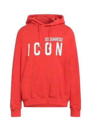 Dsquared2 Cotton And Elastane Hooded Sweatshirt - Tomato Red
