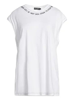 Dolce & Gabbana T-shirt With Appliqués - White