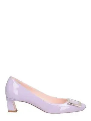 ROGER VIVIER Pumps In Leather Purple