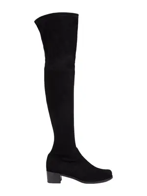 STUART WEITZMAN Suede Over-the-knee Boots - Black